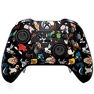 Skinit Decal Gaming Skin Compatible with Xbox One Elite Controller - Officially Licensed Warner Bros Looney Tunes Identity Pattern Design