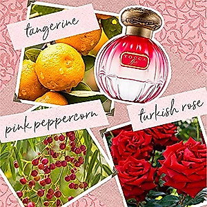 Tocca Women's Perfume, Gia Fragrance, 1.7oz (50 ml) - Warm Floral, Pink Peppercorn, Tangerine, Turkish Rose - Hand-Finished Bottle