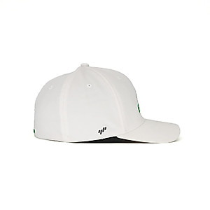 Pure Bomb - Birdie Slayer - White Flexfit NU® Fitted Performance Golf Hat