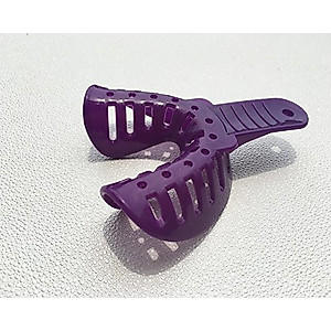 12pcs Dental Impression Tray Plastic New 6 Sizes Autoclavable for Adult/Children