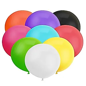 30pcs 18 Inch Big Balloons Assorted Large Latex Balloons Giant Heavy Duty Balloons for Birthday Wedding Baby Shower Decorations