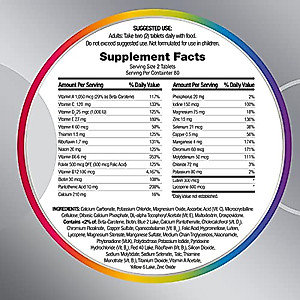 Centrum Minis Silver Multivitamin for Men 50 Plus, Multivitamin/Multimineral Supplement, Vitamin D3, B-Vitamins and Zinc, Non-GMO Ingredients, Supports Memory and Cognition in Older Adults - 280 Ct