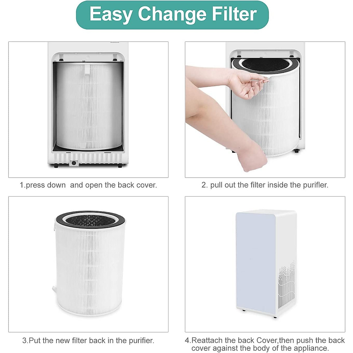 Replacement Air Filter for Hestom NDAP-01/NDAP-02