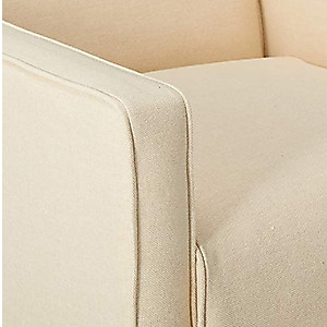 Christopher Knight Home Darvis Fabric Recliner, Beige, 31.5D x 25.6W x 39.98H in