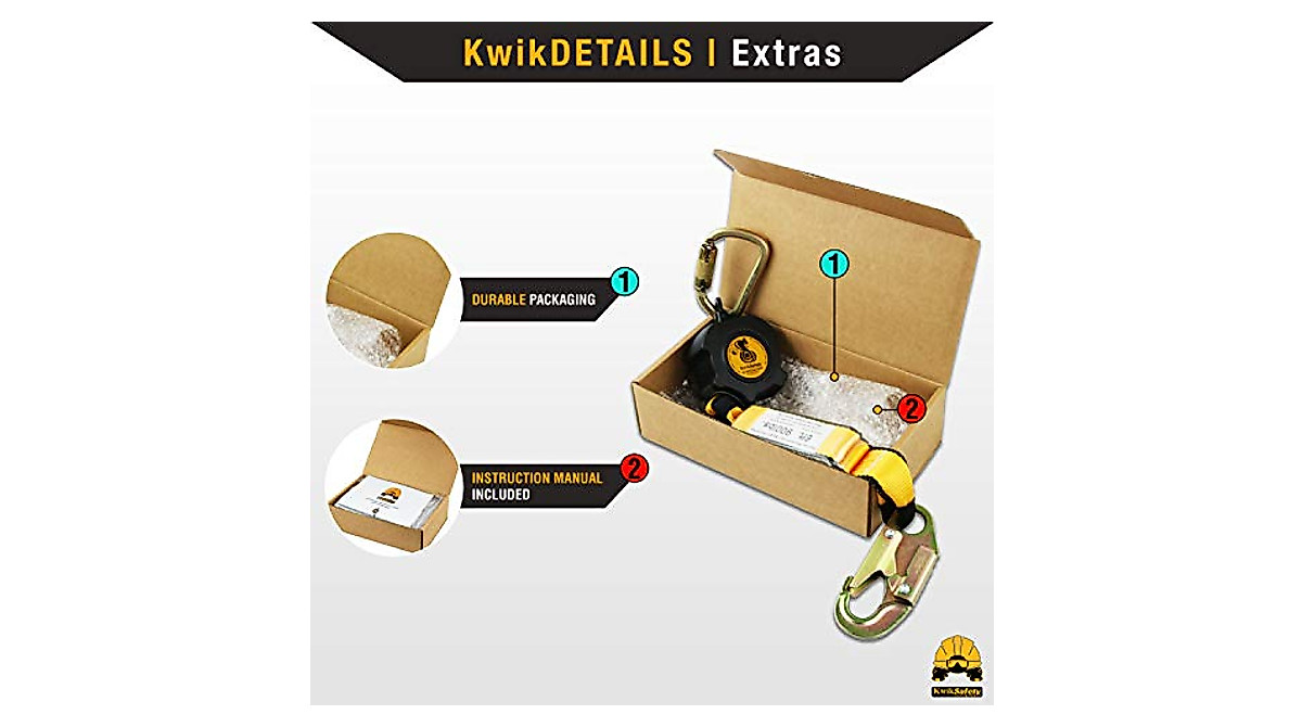 KwikSafety Cobra Web 6' Lifeline – Fall Protection Gear