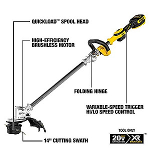 DEWALT 20V MAX String Trimmer & Leaf Blower Kit, Cordless, Battery & Charger Included (DCKO222M1)