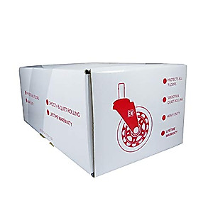 Engineered Now The Original Headrest for The Herman Miller Aeron Chair (Casters - Set of 5, Black)