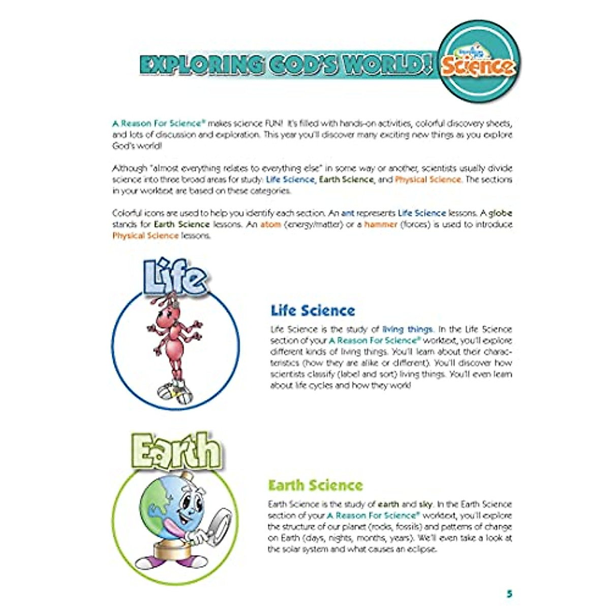 A Reason For Science Student Homeschool Pack, 1st Grade - Complete Curriculum Kit for First Graders - Interactive Experiments & Activities - Daily & Weekly Lesson Plan - for Homeschool & Classroom