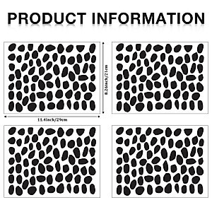 284 Pieces Polka Dots Wall Decal Irregular Polka Dot Stickers Modern Minimalist Geometric Wall Stickers Peel and Stick Decal Art for Kids Bedroom Classroom