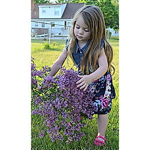 YJ.GWL Girls Dresses, Denim Tops Flower Girl Dress, Princess Dresses for Girls, Girls Spring Summer Dress Casual Outfits, Party Dresses Fashion Clothes for Girls 8-10 Years