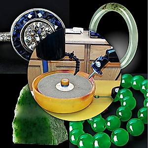 SCOTTCHEN Diamond Flat Lap Wheel 8" x 1/2" Grinding Sanding Disc Lapping Polishing Disc-120 Grit