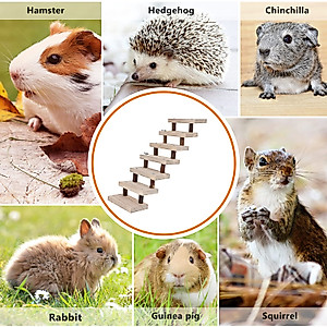 POPETPOP Teething Toys Teething Toys Ferret Toys Small Animal Climbing Toys, Hamster Climbing Ladder, Pet Ladder Hamster Stairs for Habitat Play and Exercise Teething Toys Ferret Toys Ferret Toys