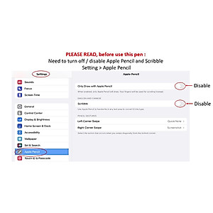 Stylus Pen Pencil 1st Generation Gen Replacement for Apple iPad Pro 1st iPad 1st 2nd 3rd 4th 5th iPad Mini 1 2 3 4 iPad Air 1st 2nd iOS Android Capacitive Tablet Touch Screen + Free Holder (White)