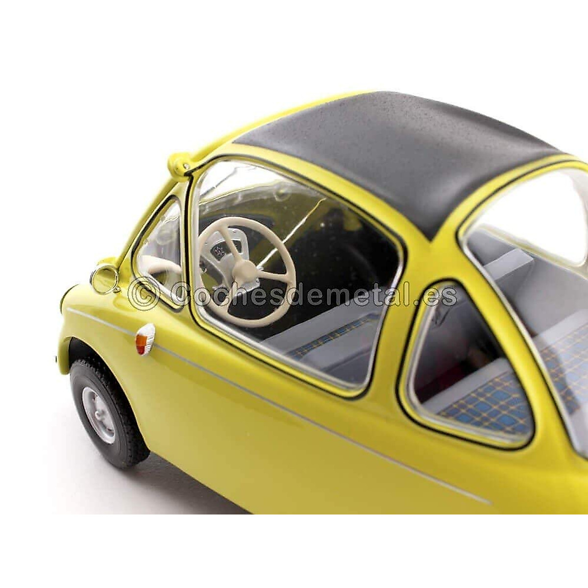 Oxford Diecast Heinkel Trojan LHD Bubble Car Yellow 1/18 Diecast Model Car 18HE003