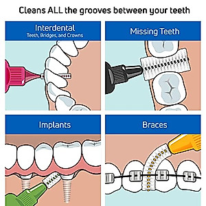 TEPE Interdental Brushes Original Grey 1.3 mm Pack of 25