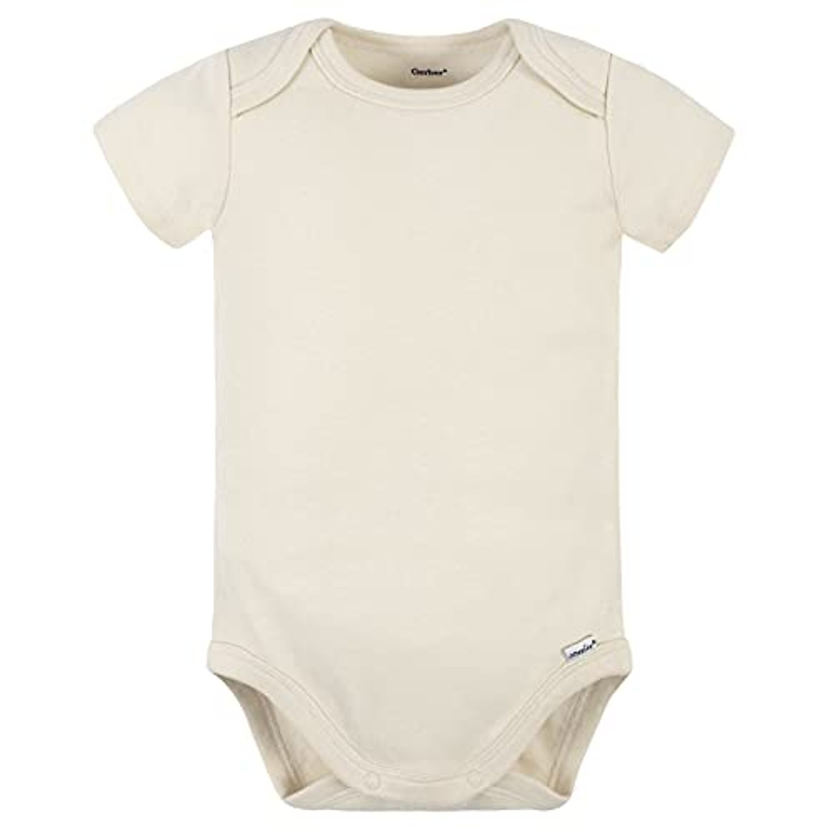 Gerber Baby 5 Pack Onesies Multi-Packs Bundle Interlock 180 gsm, Natural, 0-3 Months US