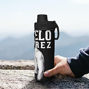 Eevikion Canelo of Alvarez Stainless Steel Insulated Tumbler Sports Water Bottle Hot and Cold Travel Cup 18oz