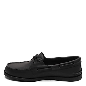 Sperry Men's Authentic Original 2-Eye Boat Shoe, Black, 10 M US