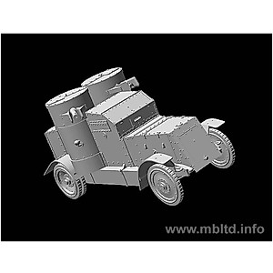 Master Box MB72008 1/72 British Austin Mk.4 Armored Car with Hotchkiss Machine Gun Plastic Model