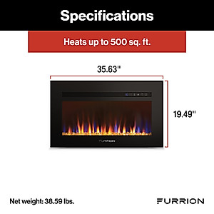 Furrion 30" Electric Fireplace for RV-FF30SC15A-BL