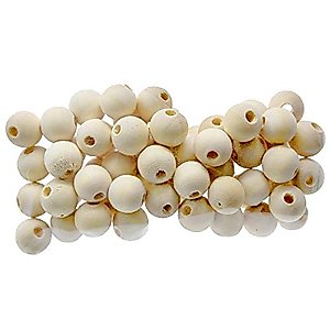 Bonka Bird Toys 70pc Wood Beads Bird Parrot Toy Part Craft Parrot cage Toys Cages Natural Chewy