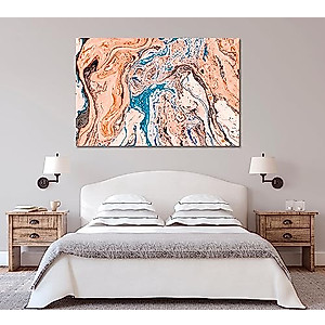 Creative Mixing Acrylic Paints Canvas Print 1 Panel / 36x24 inches