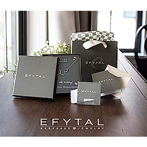 EFYTAL 30th Birthday Gifts for Her, Sterling Silver or Gold Plated 3 Circles Necklace, 30 Year Old Happy Birthday Gift for Women, 30th Best Friend Birthday Gifts for Women, 30th Birthday Decorations