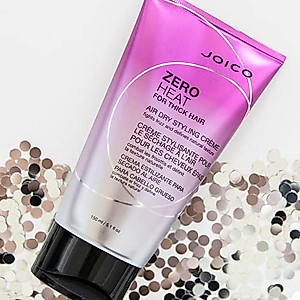 Joico Zero Heat Air Dry Styling Crème | For Thick Hair | 24 Hour Humidity Control | Tames Frizz & Enhances Texture | Boost Shine | Reduce Drying Time | 5.1 Fl Oz