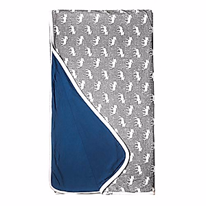 Jumbo Premium Knit 3 Layer Stretchy Throw Blanket"Scout" by Copper Pearl