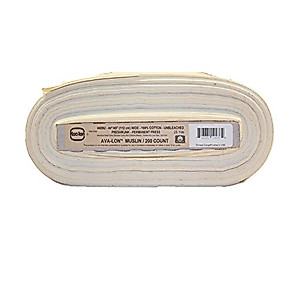 Roc-lon 100% 44/45” Unbleached Ava-Lon 200 Count Permanent Press, Cut by Yard Cotton Fabric, Multicolor