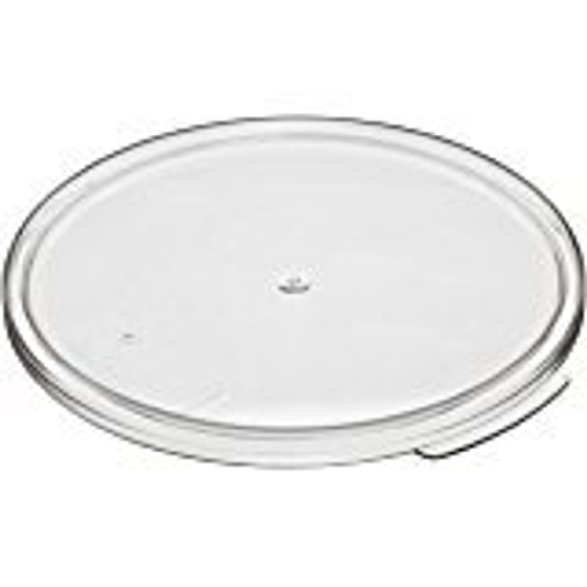 Cambro 6 & 12 Quart Clear Polycarbonate Round Food Storage Containers, One Each 6 & 12 Quart with Lids in this Bundle.