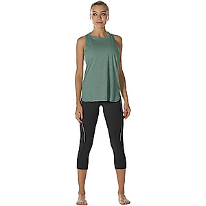 icyzone Workout Tank Tops for Women - Running Muscle Tank Sport Exercise Gym Yoga Tops Athletic Shirts(Pack of 3)(S, White/Green/Pistachio Green)