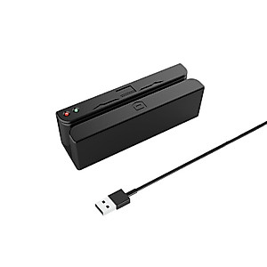 QICARWOW MSR90U Magnetic Stripe Smart Card Reader can Read USB Interface on All 3 Tracks