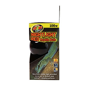 Zoo Med Nightlight Red Reptile Bulb, 100 Watts