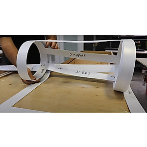 Template Material (20 Strips) – Create Custom Templates for Counters, Showers, Cabinets, and Tables! Great for DIY Epoxy Resin Projects! (Stone Coat Countertops)