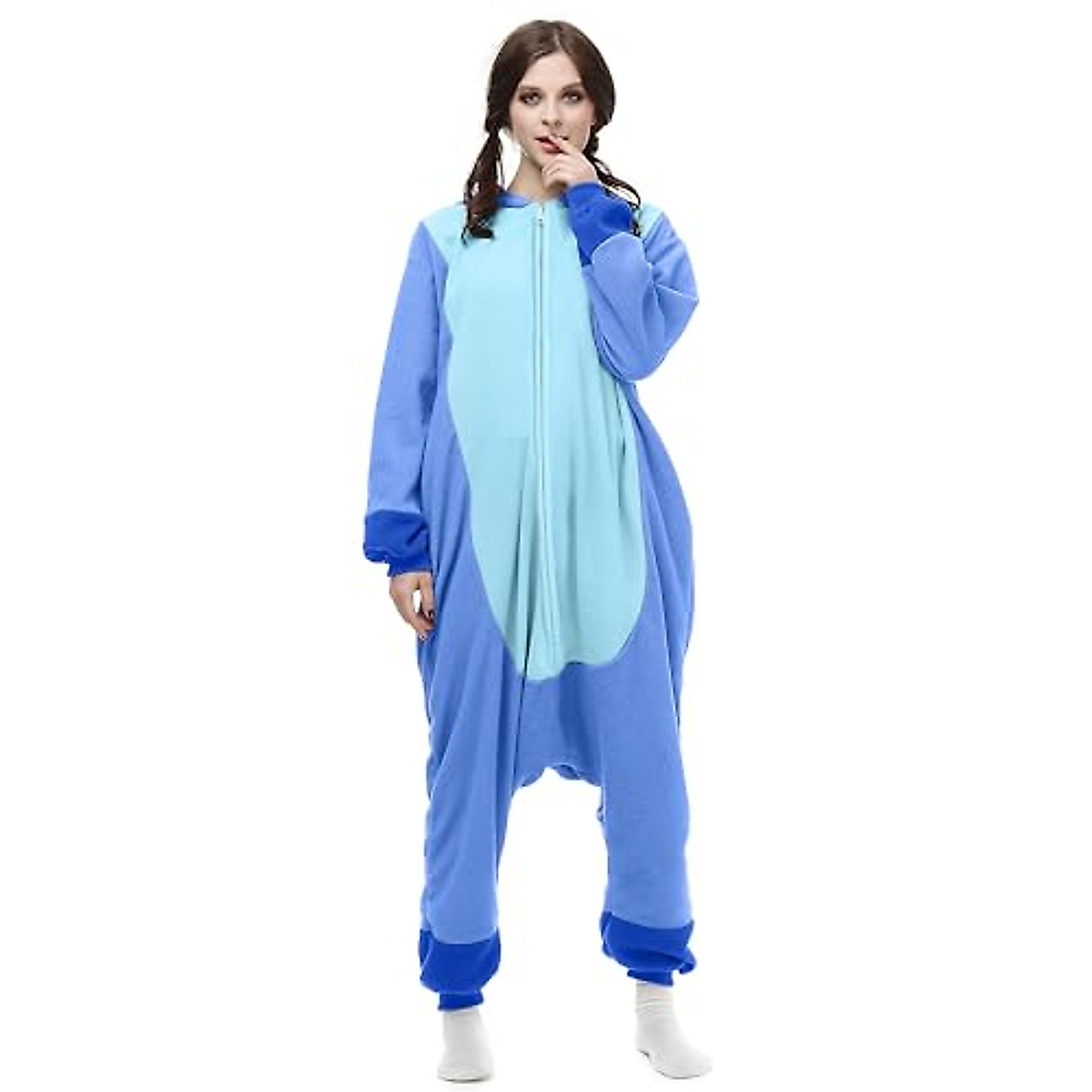 LABULA Slim Fit Unisex Adult Onesie Animal Pajamas Halloween Cosplay Sleepwear
