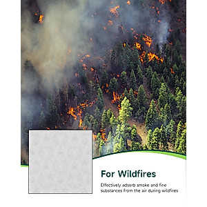 2-Pack 3-in-1 H13 True HEPA Replacement Filter Compatible with Pure Enrichment PureZone Air Purifier, 2 Filter & 2 Prefilters, Replace PEAIRFIL