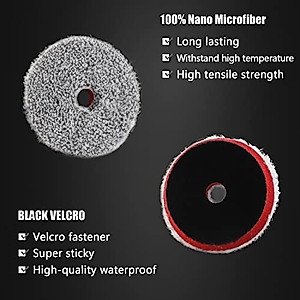 Drill polishing kit, Buffing Polishing Pads, SPTA Car Foam Drill 3-Inch Buffing Pad, 11Pcs Polishing Pads Kit,Car Buffer Polisher Kit Drill Buffing Kit for Car Polishing,Waxing,Sealing Glaze