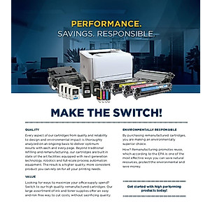 Inksters of America Remanufactured High Yield Black Toner Cartridge (Reused OEM Chip) for HP 206X (W2110X)