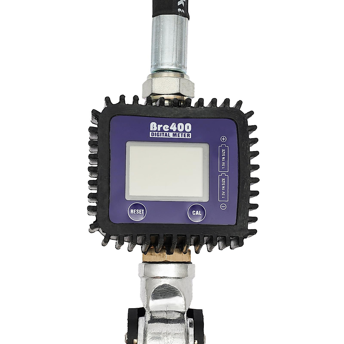 Flexible Spout Oil Control Valve Digital Meter Dispensing Nozzle with Digital Flow Meter Oil Gun Extrusion Pressure: 7bar (US Stock)