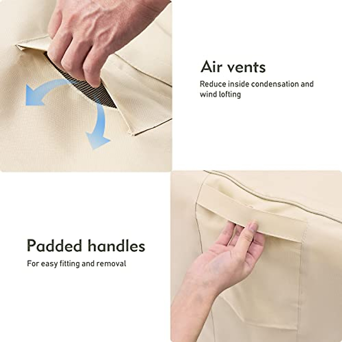 Bestalent Patio Furniture Covers Waterproof Clearance,Lawn Outdoor Deep Seat Chair Covers Fits up to 31.5 W x33.5 D x 36 H inches 2Pack