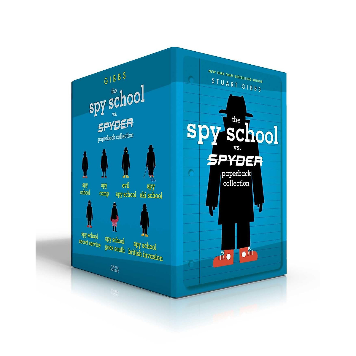 The Spy School vs. SPYDER Paperback Collection (Boxed Set): Spy School; Spy Camp; Evil Spy School; Spy Ski School; Spy School Secret Service; Spy School Goes South; Spy School British Invasion