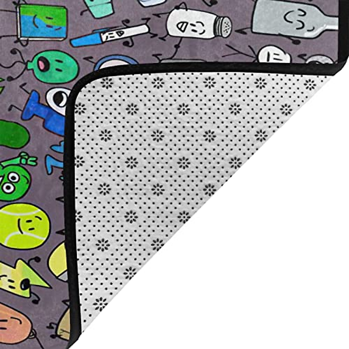 Bfdi Battle for Dream Anime Rug Soft Flannel Carpet 3D Non-Slip Area Rug Art Floor Mat Doormats Decorative Rugs for Bedroom Living Room 36"X24"