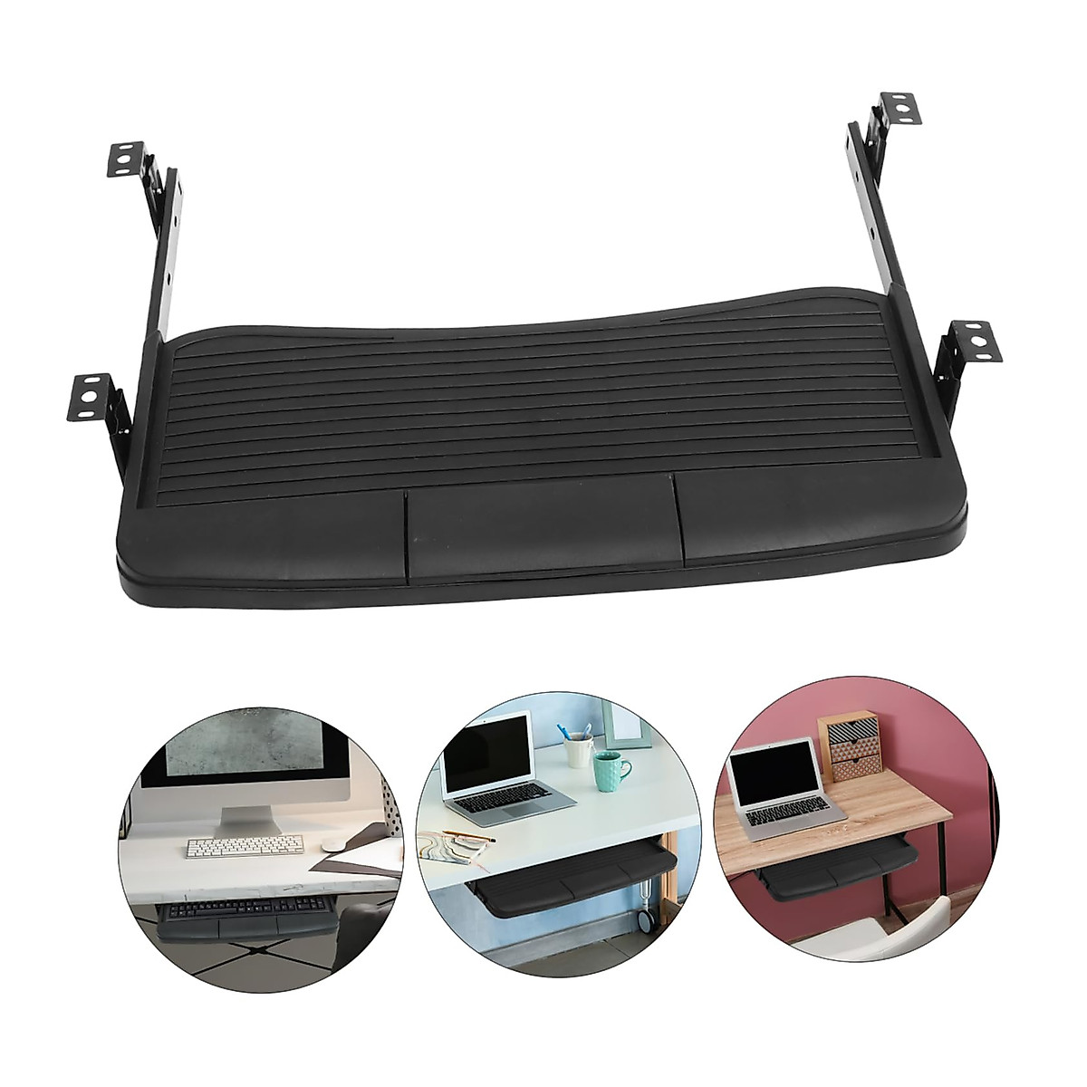 Ciieeo Storage Drawers Mouse Slide Computer Keyboards Drawer Style Tray Under Desk Storage Tray Computer Drawer