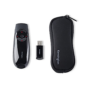 Kensington Expert Wireless Presenter with Red Laser Pointer and Cursor Control (K72425AM)
