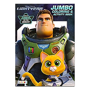 Buzz Lightyear Coloring Book Set for Kids - Bundle with 3 Disney Buzz Lightyear Coloring and Activity Books Plus Stickers and More (Toy Story Coloring Pages)