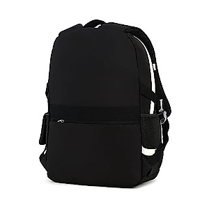 Jaygulf Waterproof Women Backpack Fashion Girl Travel Daypack Black