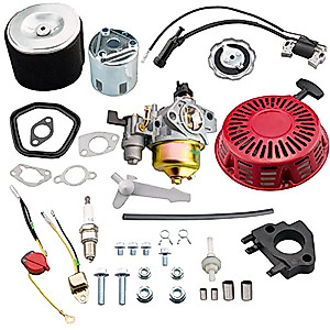 Tapa Recoil Starter Carburetor Ignition Coil Tune Up Kit for Honda GX240 8HP GX270 9Hp Engine