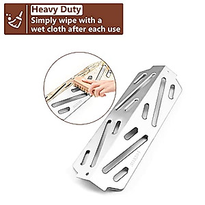 Weber 304 Stainless Steel Heat Deflector and 66033 Flavor Bars for Weber Genesis II and Genesis II LX 400 Series, Genesis ll LX E-440/S-440, Genesis ll S-410/E-410, Genesis ll 435 Gas Grills