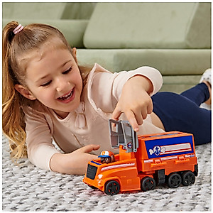 Paw Patrol, Big Truck Pup’s Zuma Transforming Toy Trucks with Collectible Action Figure, Kids Toys for Ages 3 and up